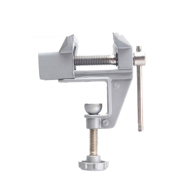 5893 Portable Mini Aluminum Alloy Table Pliers Bench Vise Manual DIY T ...