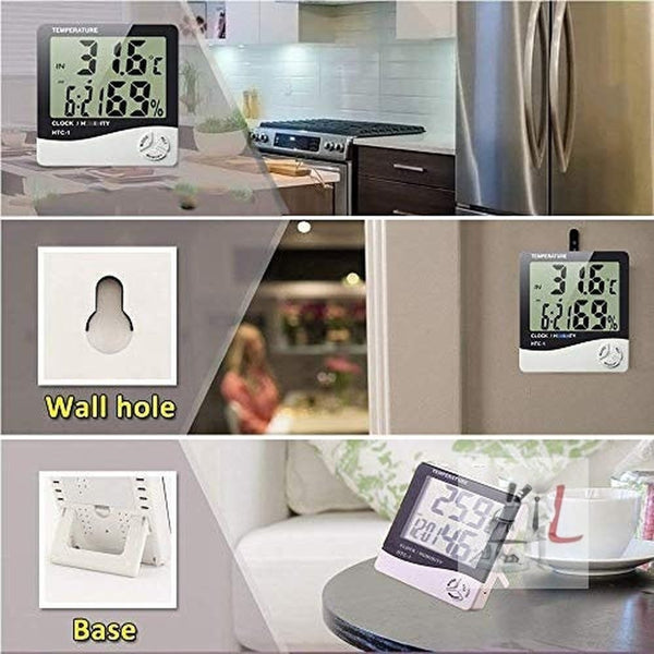 Indoor Digital Humidity Temperature Thermometer Sensor, Hygrometer ...