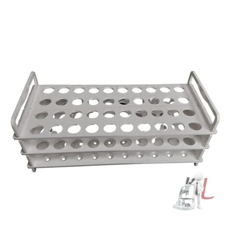 Polypropylene Test tube stand 3 TIER: 25 mm X 36 Holes – laboratorydeal
