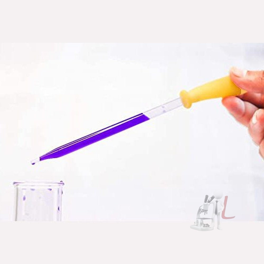 Glass Dropper for Laboratory Use Large with Powerful Rubber Sucker- 10 ...