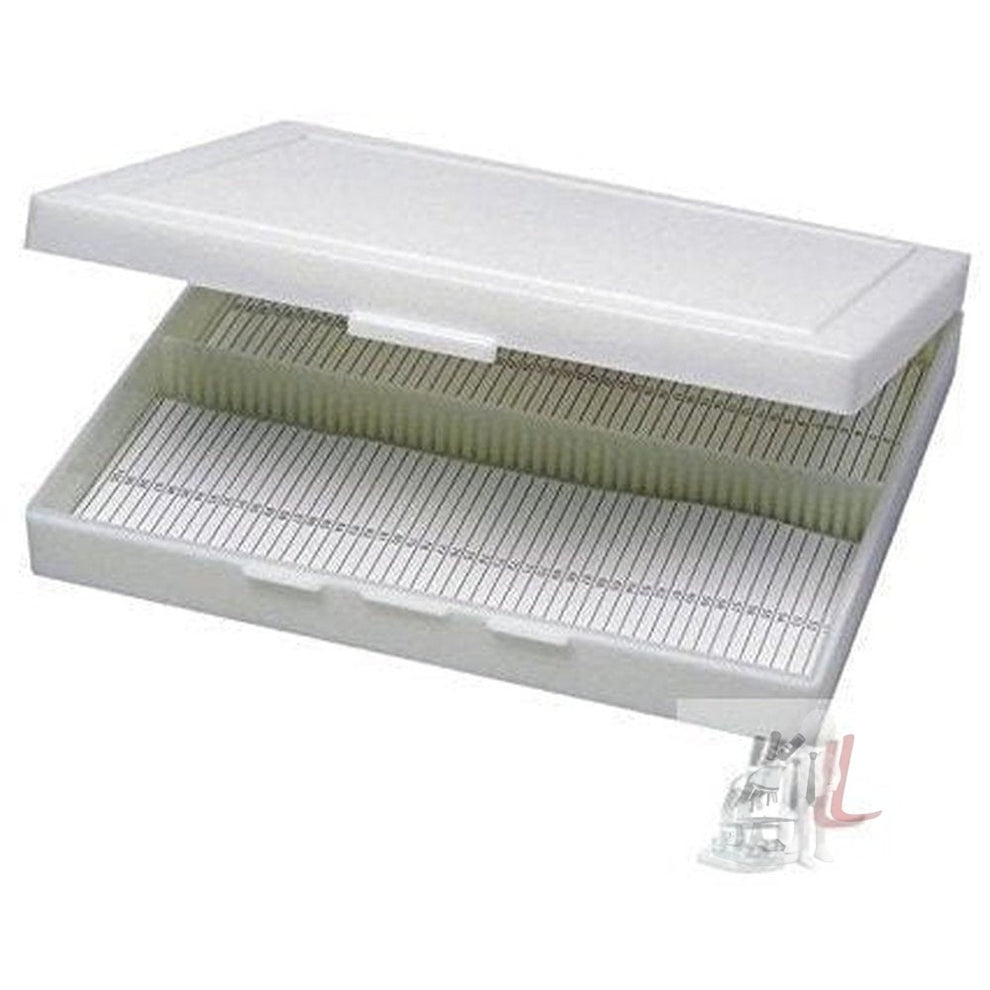 WKM Microscope Slide Box, packing size 50 slides with index ...